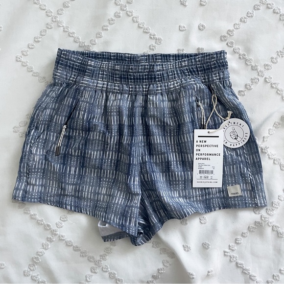 Vuori | Shorts | Nwt Vuori Dash Short Xs Pale Blue Shibori Grid | Poshmark